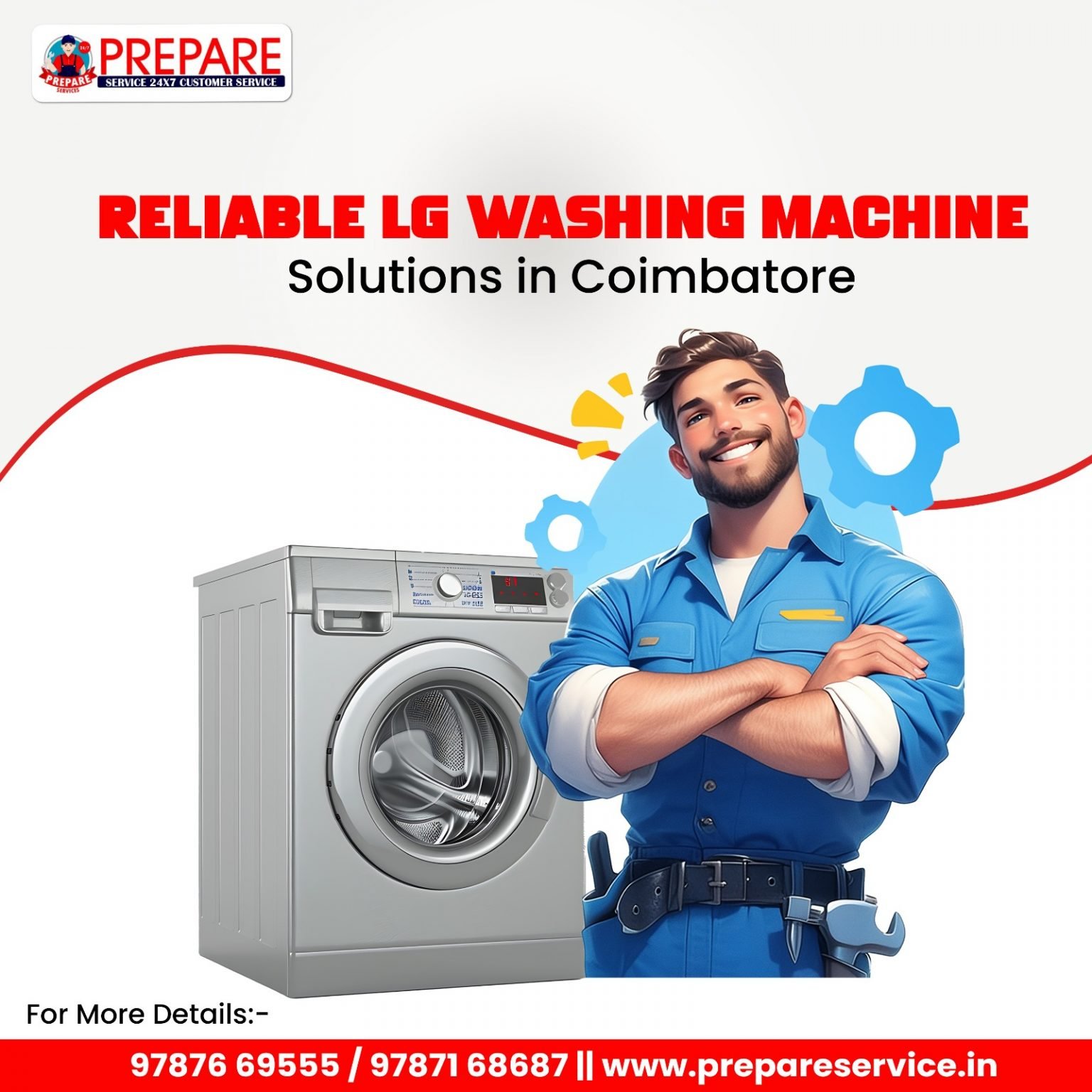 Step-by-Step Guide to LG Washing Machine Maintenance | Prepare Service